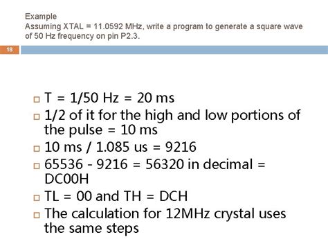 The 8051 Microcontroller And Embedded Systems 8051 Timer