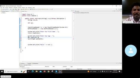 Java In Tamil Getting Numeric Input In Java Youtube
