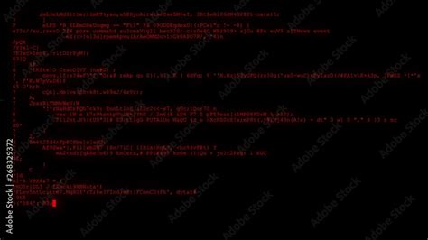encrypted programming security hacking code data flow stream on display new quality numbers