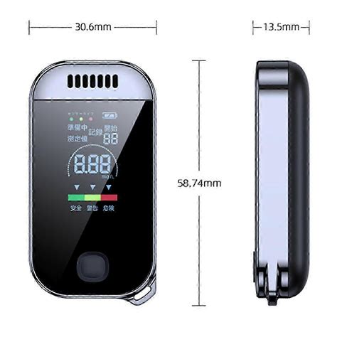 Car Mini Alcohol Detector Portable Alcohol Test Breath Drunk Driving