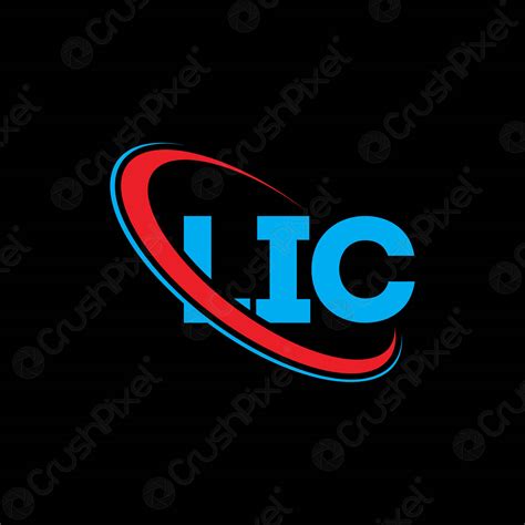 Lic Logo Lic Letter Lic Letter Logo Design Initials Lic Stock