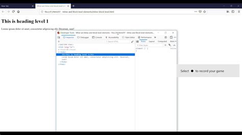 07 Inline And Block Level Elements Html5 Essential Training Urdu Hindi Youtube