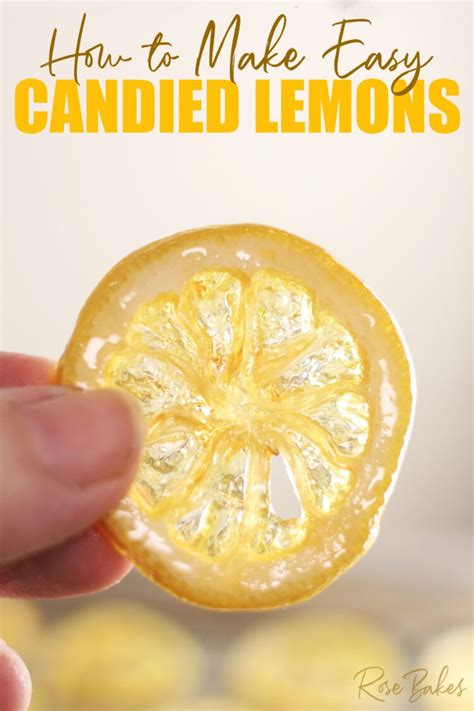 Candied Lemon Slices Artofit