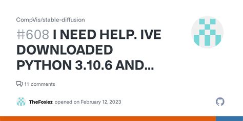 I Need Help Ive Downloaded Python 3106 And Followed The Guide And This Keeps Popping Up