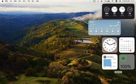 Macos Sonoma 怎么添加桌面小部件 在mac桌面上使用小组件的方法 苹果mac 操作系统 脚本之家
