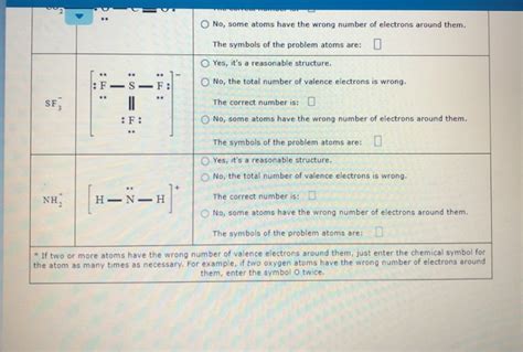 Solved Decide Whether The Lewis Structure Proposed For Each