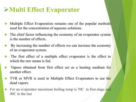 Multi Effect Evaporators Pptx