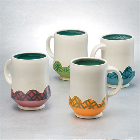 Porcelain Footed Mugs