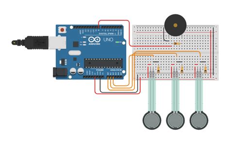 Circuit Design Tone Keyboard Tinkercad