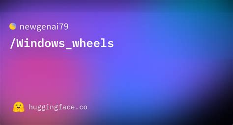 Newgenai79windowswheels At Main