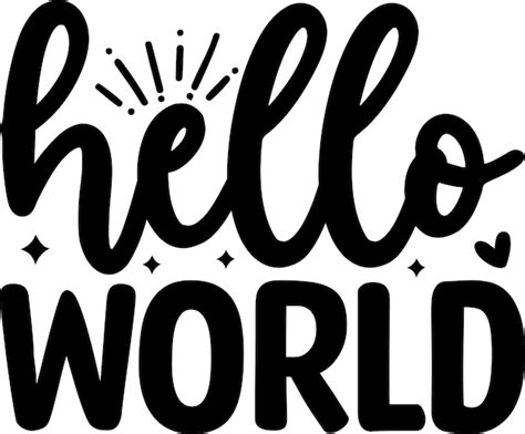 Premium Vector Hello World