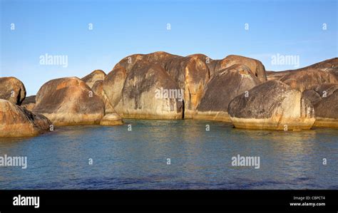 Elephant Rocks In William Bay National Park Near The Town Of Denmark Western Australia Stock