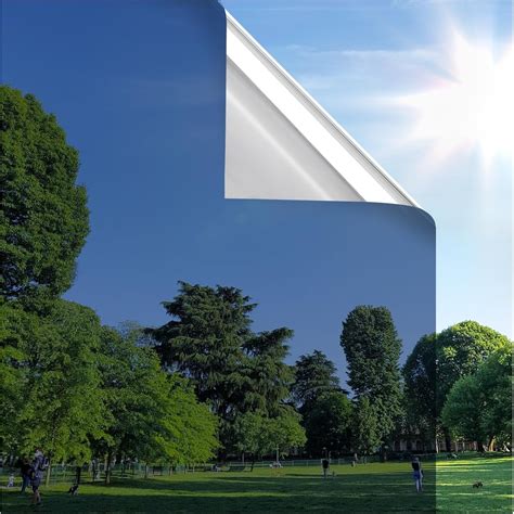 Rabbitgoo One Way Window Film Daytime Privacy Mirror Window Tint For