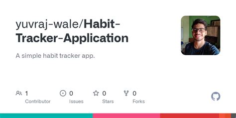 GitHub Yuvraj Wale Habit Tracker Application A Simple Habit Tracker App