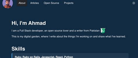 Build Portfolio Website With React And Chakraui Muhammad Ahmad
