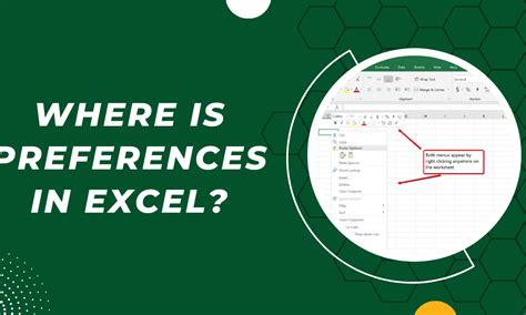 Where Is Preferences In Excel Earn And Excel