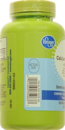 Kroger Calcium Citrate Bone Supplement 200 Count Ralphs