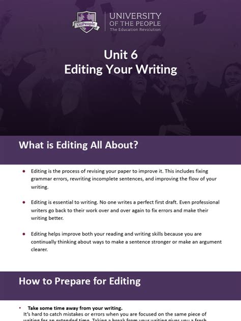 Lesson Editing Your Writing Download Free Pdf Editing Essays