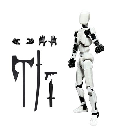 T13 Action Figure Set Already Assembled T13 3d Printed Action Figures
