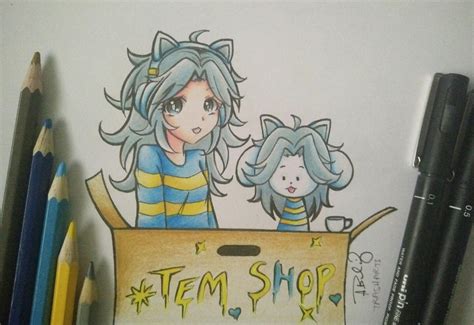 Undertale Temmie And Temmie In Human Version By Onlytrashartshere On Deviantart