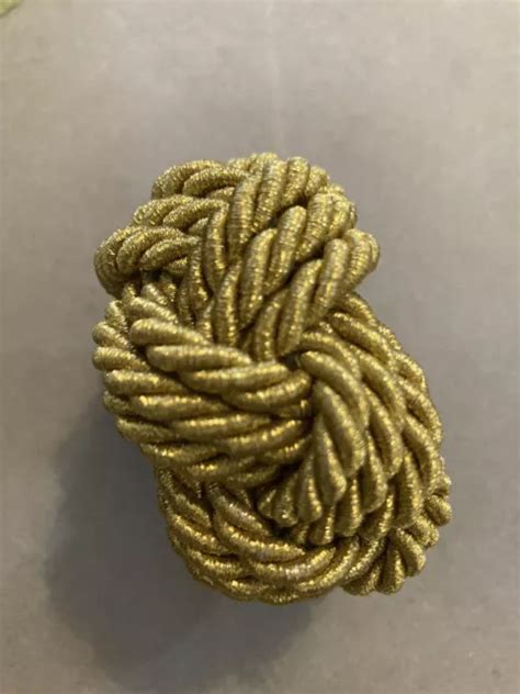Large Gold Cord Handmade Turks Head Scout Woggle Eur 3 48 Picclick It