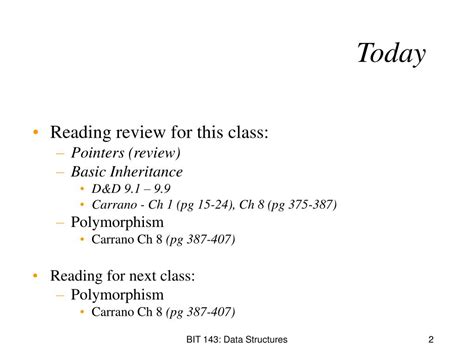 Ppt Bit 143programming And Data Structures In C Powerpoint