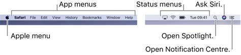 Whats In The Menu Bar On Mac Apple Support