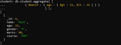 Mongodb Match Usage Spark By Examples