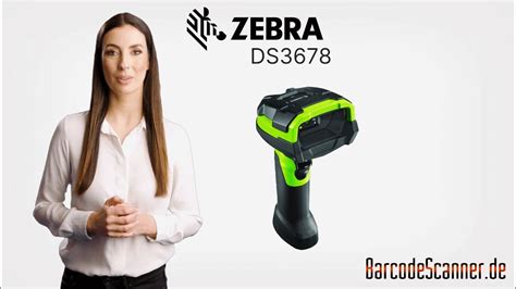 Barcodescanner Zebra Ds3678 Youtube