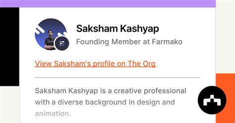 Saksham Kashyap Founding Member At Farmako The Org