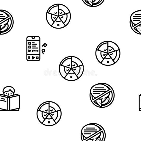 self care procedure and life task vector seamless pattern stock illustration illustration of