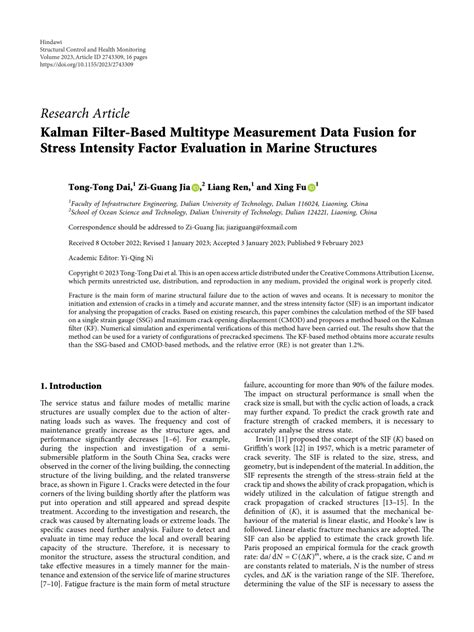 Pdf Kalman Filter Based Multitype Measurement Data Fusion For Stress