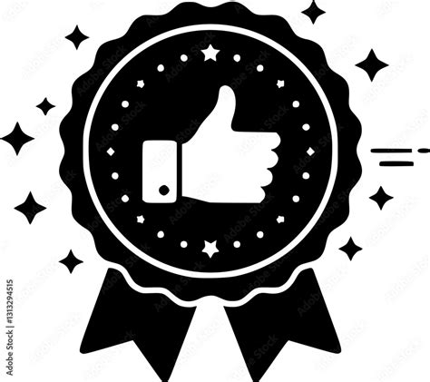 Approval Check Icon Recommendation Or Endorsement For Employee Or