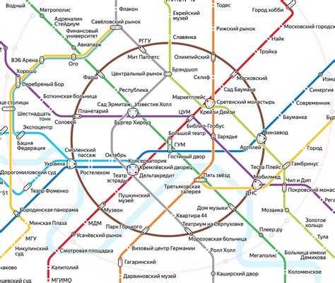 Новая схема метро Фото