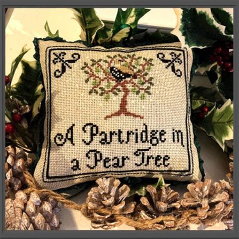 Cross Stitch Pear Etsy
