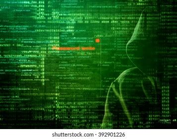 Hacker Work Graphic User Interface Around Stock Photo Shutterstock
