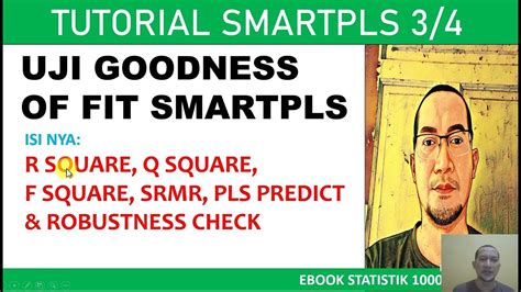 Uji Goodness Of Fit Model Fit Smartpls Sem Pls Tutorial Smartpls 4