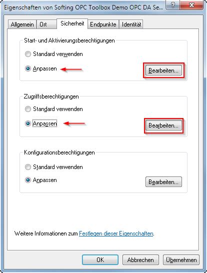 opc dcom einstellungen ca computer automation gmbh