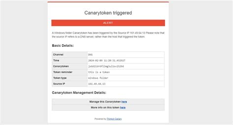 how to use canary tokens to catch hackers when they access your files