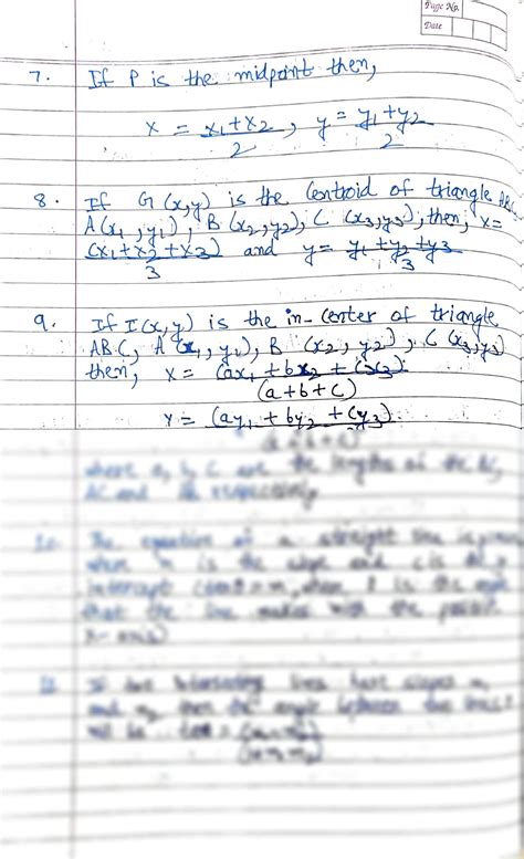 SOLUTION Coordinate Geometry Formula Studypool