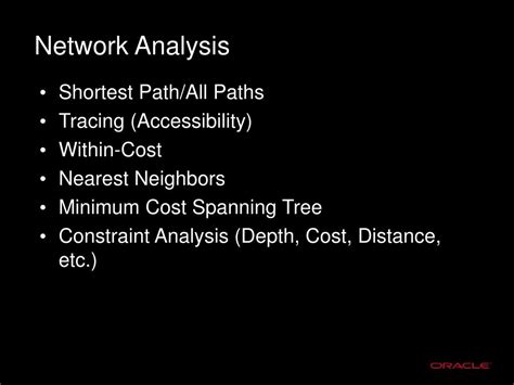 Ppt Oracle Spatial Network Data Model Overview Powerpoint