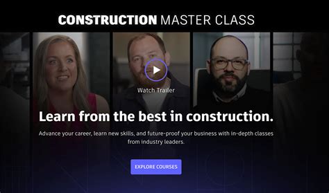 Online And Free Construction Management Courses Construction Master Class
