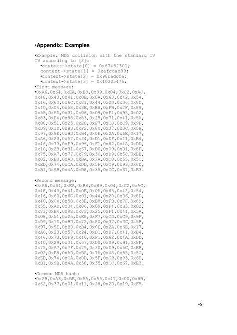 Finding Md5 Collisions A Toy For A Notebook Ppt Download