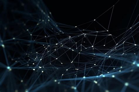 Premium Ai Image Computer Technology Background Digital Data Flow Network Connection Structure