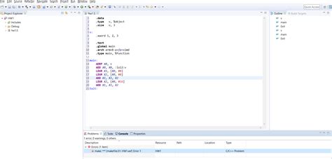 C Cant Make An Executable File In My Assembly Program Make Makefile31 Hw1axf Error