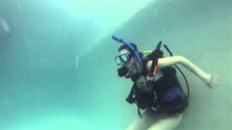 Megan Working On Her Scuba Hovering 2 Youtube