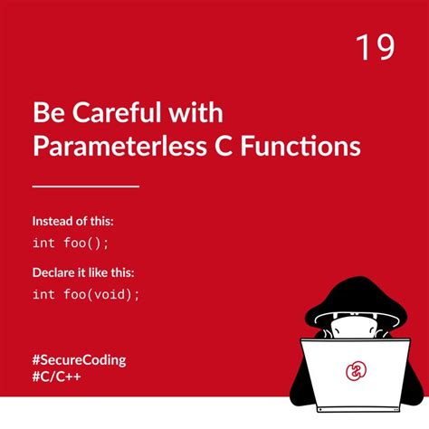 Sigma Star Gmbh On Linkedin 📣 When A C Function Does Not Take Any
