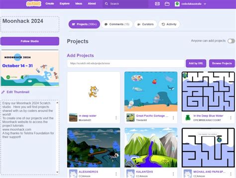 Code Club Australia On Linkedin Moonhack Scratch