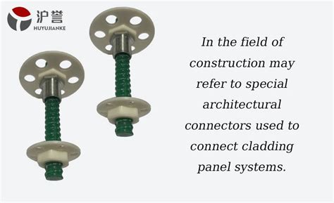 High Strength Gfrp Integrated Cladding Panel Connectors For