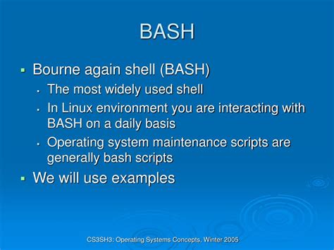 Ppt Linux Shell Programming Tutorial 3 Powerpoint Presentation Free Download Id4219721